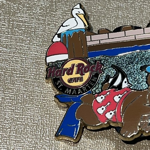 Hard Rock Cafe St. Maarten Swimming Bear Pin Limited Edition 300 | eBay