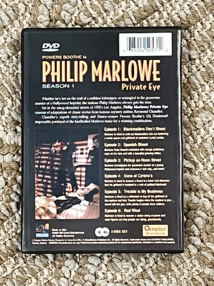 Philip Marlowe: Private Eye - Season 1 - DVD, 2007, 2-Disc Set-Powers ...
