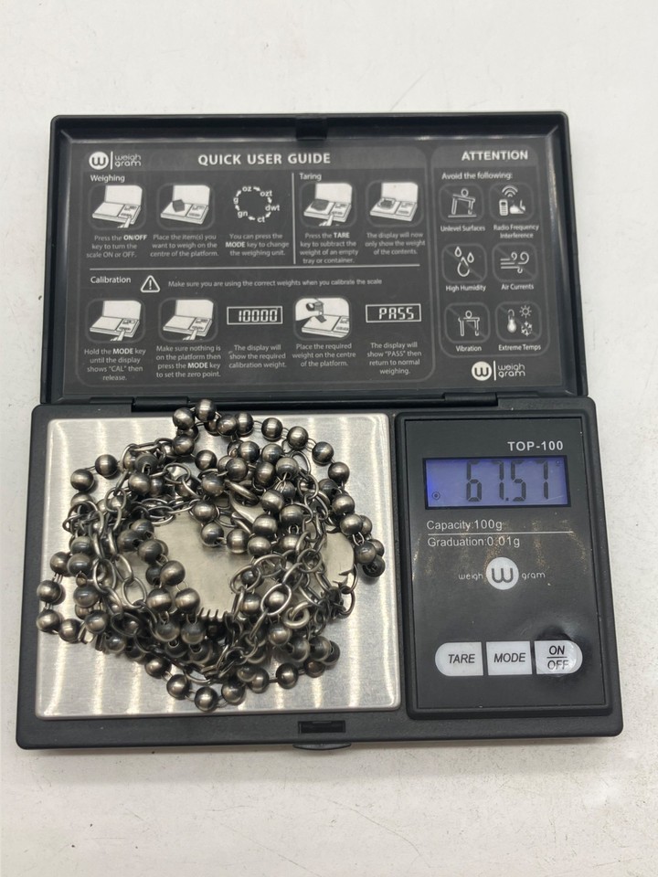 JON McCRAY Sterling Silver Natural Turquoise Necklace 24in - 67.57g | eBay