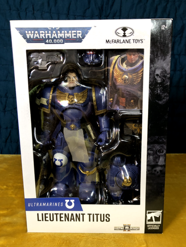 McFarlane Toys Warhammer 40K Ultramarines Lieutenant Titus Space Marine ...
