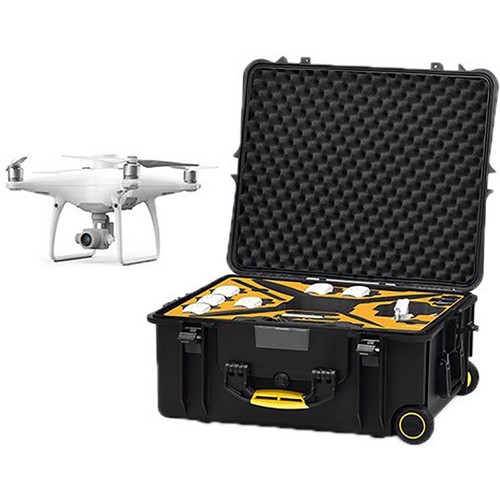 HPRC 2700W Wheeled Hard Case Foam Waterproof Bag for DJI Phantom 4 ...