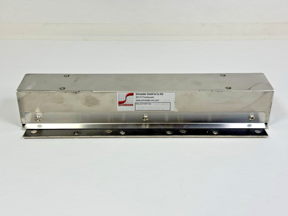 SCHNEIDER RETRACTABLE ROLL-UP WAY COVER ROLLER CURTAIN CNC ROLLING ...