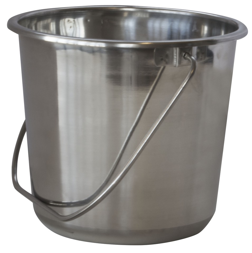 AmeriHome Small Stainless Steel Bucket Set 3 Piece Set | eBay
