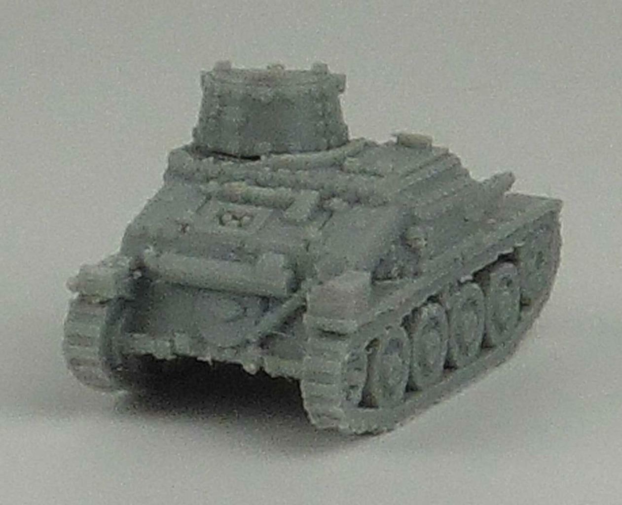 28mm 1/56 3D printed WWII Romanian R1 Tankette suitable for Bolt Action ...