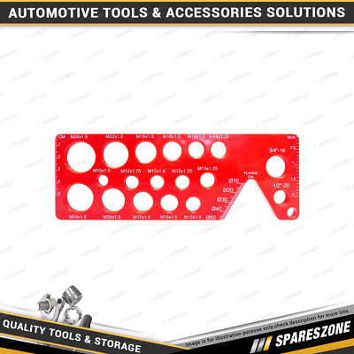 PK Tool Bolt Pitch & Sizing Gauge - Efficiently Measures Diameter Pitch ...