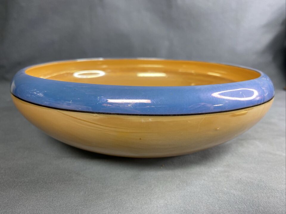 Vintage Iridescent Beautiful Hand Painted Japan Lusterware Bowl 7.5 ...