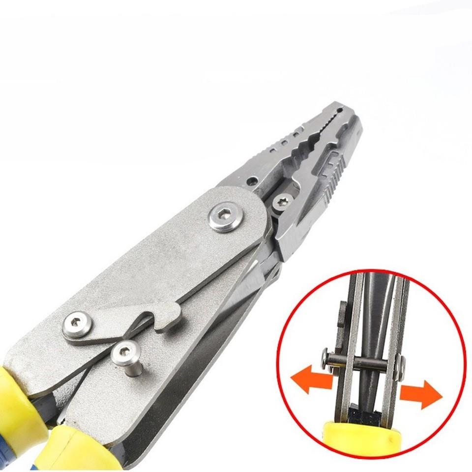 Multifunctional Needle Nose Pliers Flat Nose Wire Cutter and Stripping ...