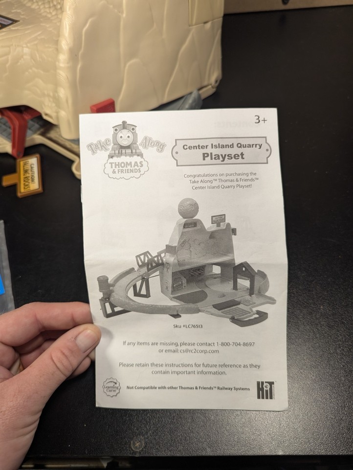 VTG Thomas & Friends Take Along CENTER ISLAND QUARRY Playset (2005 ...