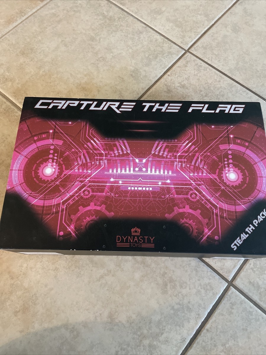 Dynasty Toys Capture The Flag 2 Player Laser Tag Set Target Shooting Cubes Light