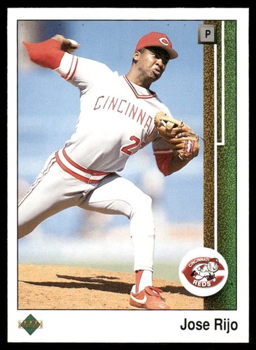 Jose Rijo 1989 Upper Deck #619 Cincinnati Reds | eBay