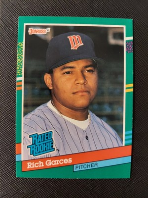 1991 Donruss #420 Rich Garces NM w/Sleeve &Free shipping | eBay