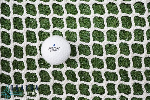 4m x 3.2m Golf Net / Heavy Duty Knotless White 22mm Squares | eBay ...