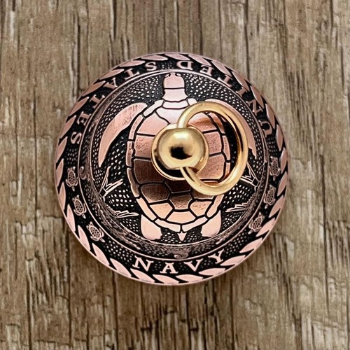 US NAVY Shellback Crossing the Line Copper Coin Biker Guardian Gremlin ...