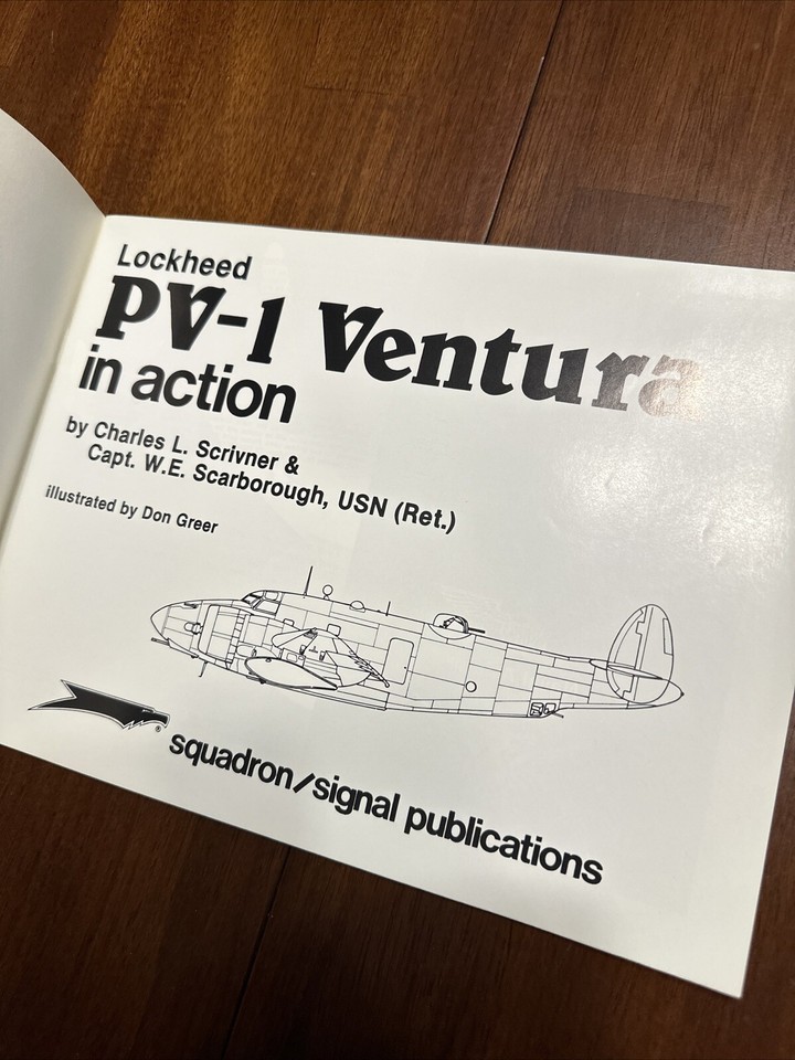 PV-1 Ventura in Action by Charles Scrivner (1995, Trade Paperback) | eBay