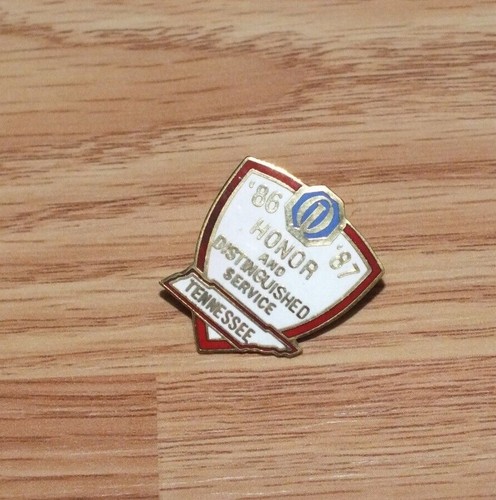 Vintage 1986-1987 Honor and Distinguished Service Tennessee Optimist ...