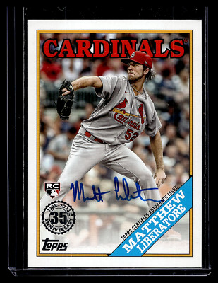 2023 TOPPS UPDATE '88 TOPPS BASEBALL AUTOGRAPHS #88BAMLI MATTHEW ...