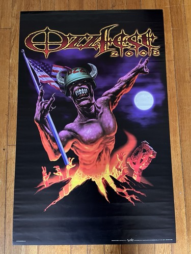 VINTAGE Ozzfest 2003 Ozzy Osbourne Original Concert Poster | eBay