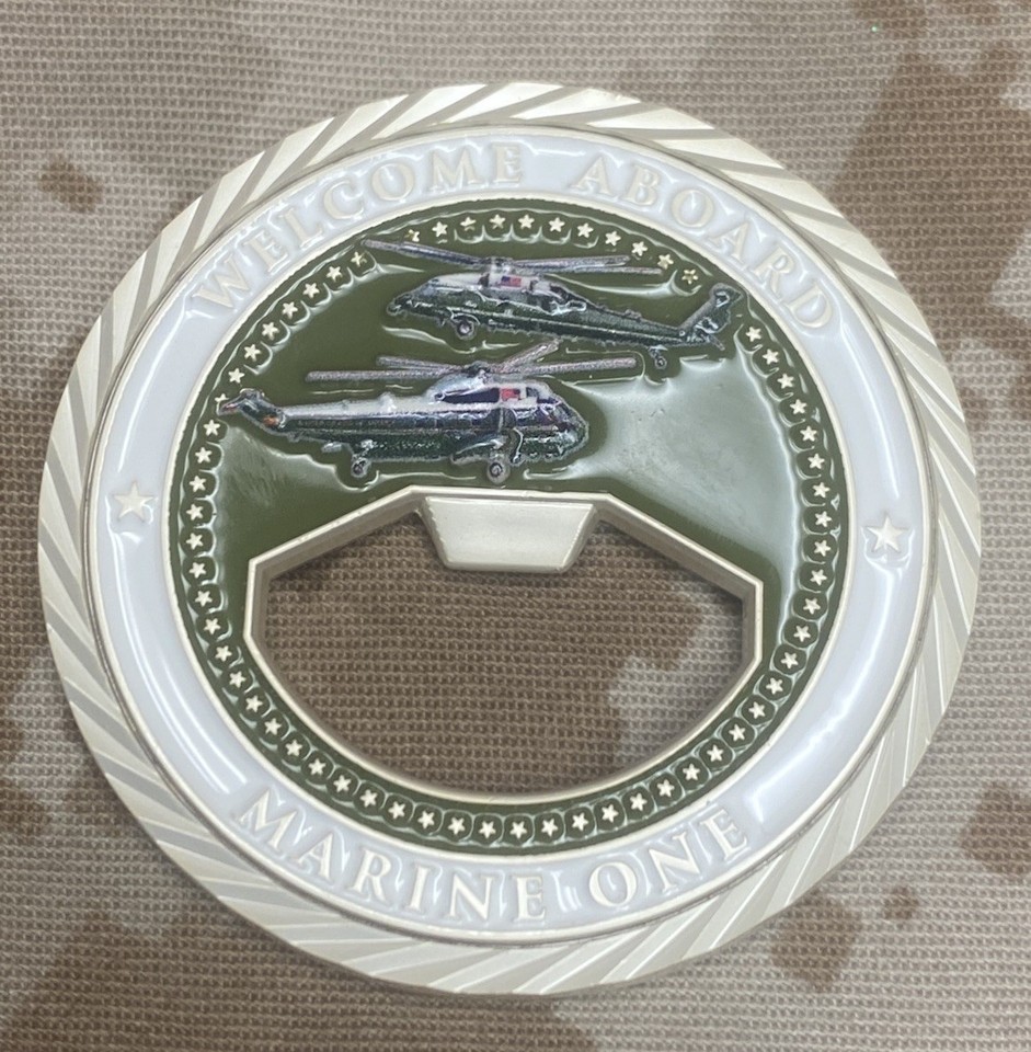 OFFICIAL Presidential Helicopter Squadron POTUS HMX-1 Marine One Challenge Coin | eBay