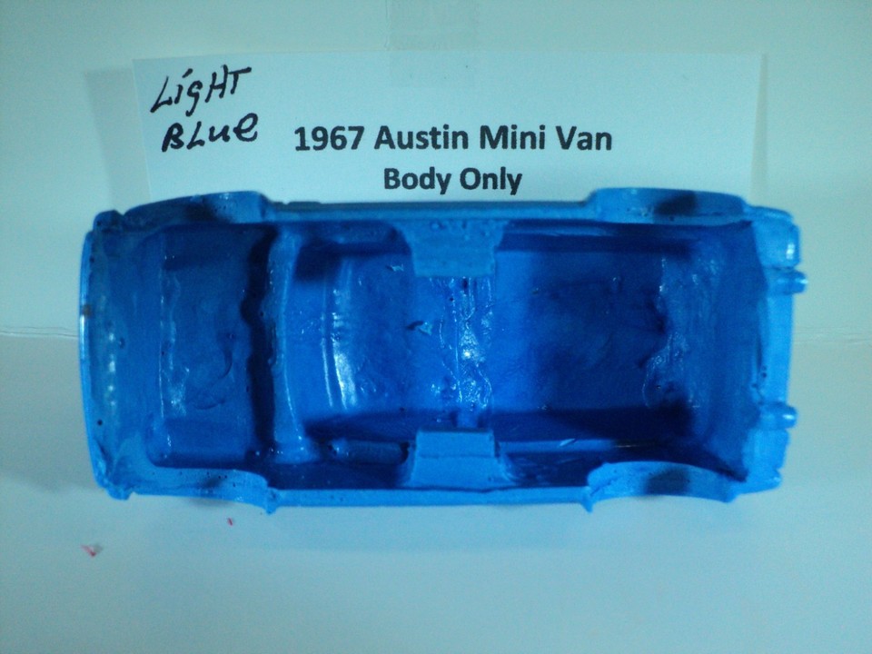 HO scale Slot Car Custom Resin body 1967 Light Blue Austin Mini Van ...