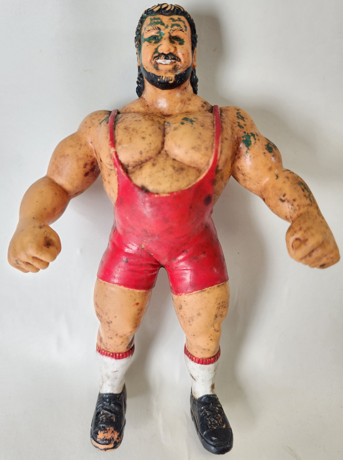 8" Titan WWF WWE Rubber Wrestler 1987 Ted Arcidi Titan Sports LJN ...
