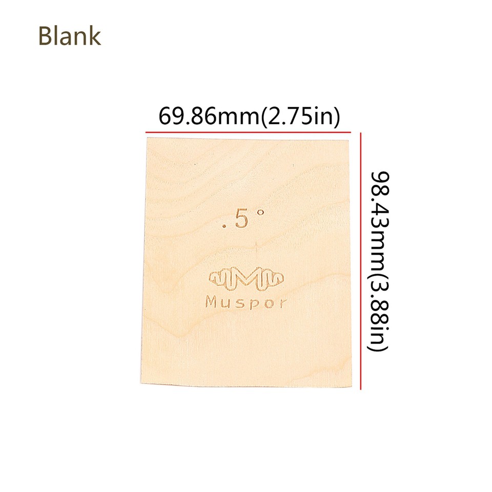 3pcs Guitar Bass Neck Shims Solid Maple Wood Neck Shim 0.25 0.5 1 ...