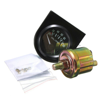 Universal 2" 52mm 100PSI Digital LED Oil Press Pressure Gauge & Sensor ...