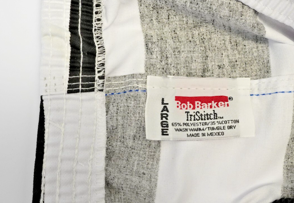 Authentic Bob Barker Prison Uniform Jail Inmate Striped Pants Size L ...