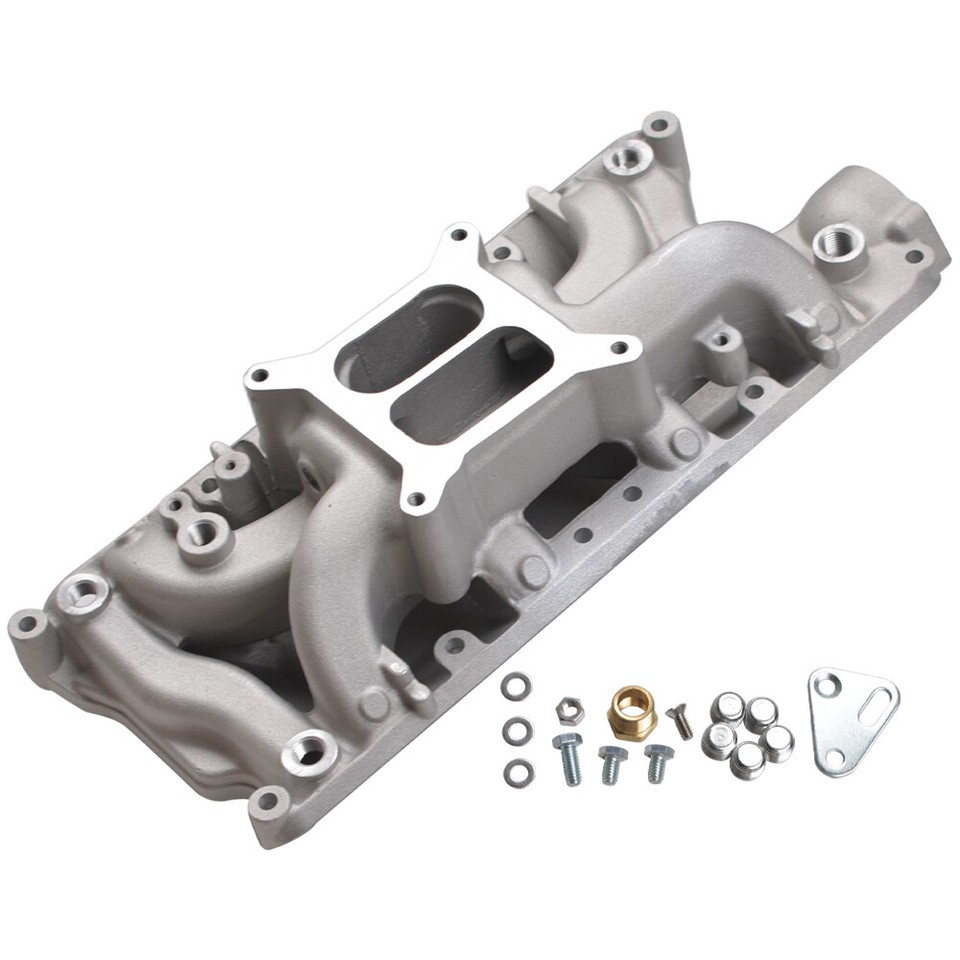 Carb Aluminum Dual Plane Intake Manifold for Ford SBF 260 289 302 ...