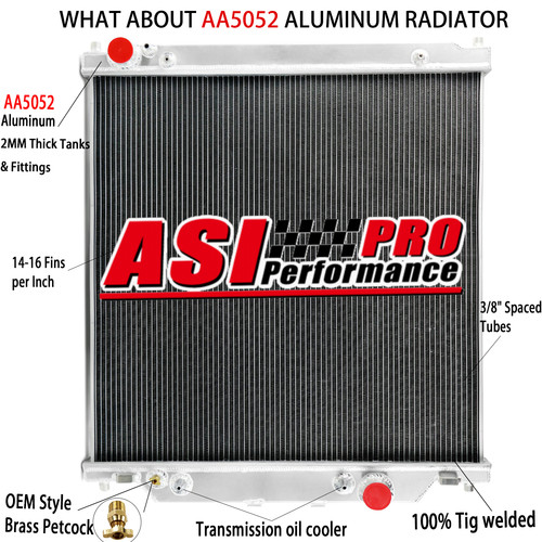 4 ROW Radiator For 2003-2007 05 FORD F250 F350 F450 F550 6.0L ...