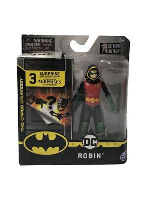 DC SPIN MASTER 2020 4" Action Figure Heroes 1St. Edt. ROBIN HOODED ...