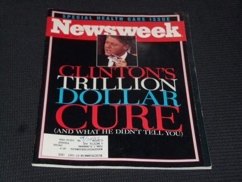 1993 OCTOBER 4 NEWSWEEK MAGAZINE - BILL CLINTON FRONT COVER - L 19956 ...