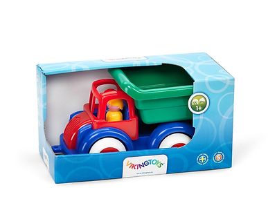 NEW VIKING Tipper Truck with 2 Figures Gift Box -Activity Toy for Young ...