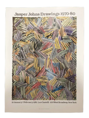 Jasper Johns Drawings 1970-80 Art Poster Made in 1970 Vintage Signed ...