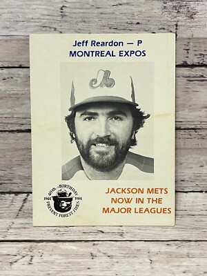1984 Jackson New York Mets Smokey Team Issue - Jeff Reardon (invD) | eBay