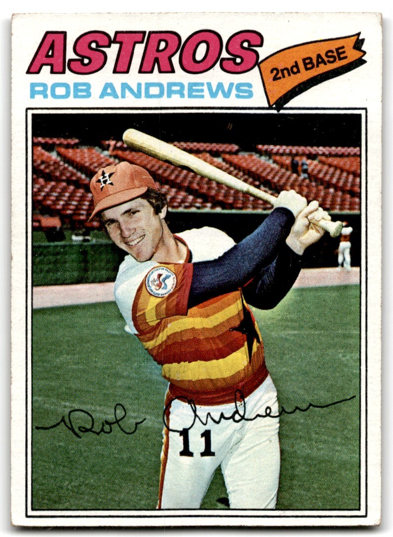 1977 Topps Rob Andrews Houston Astros #209 | eBay