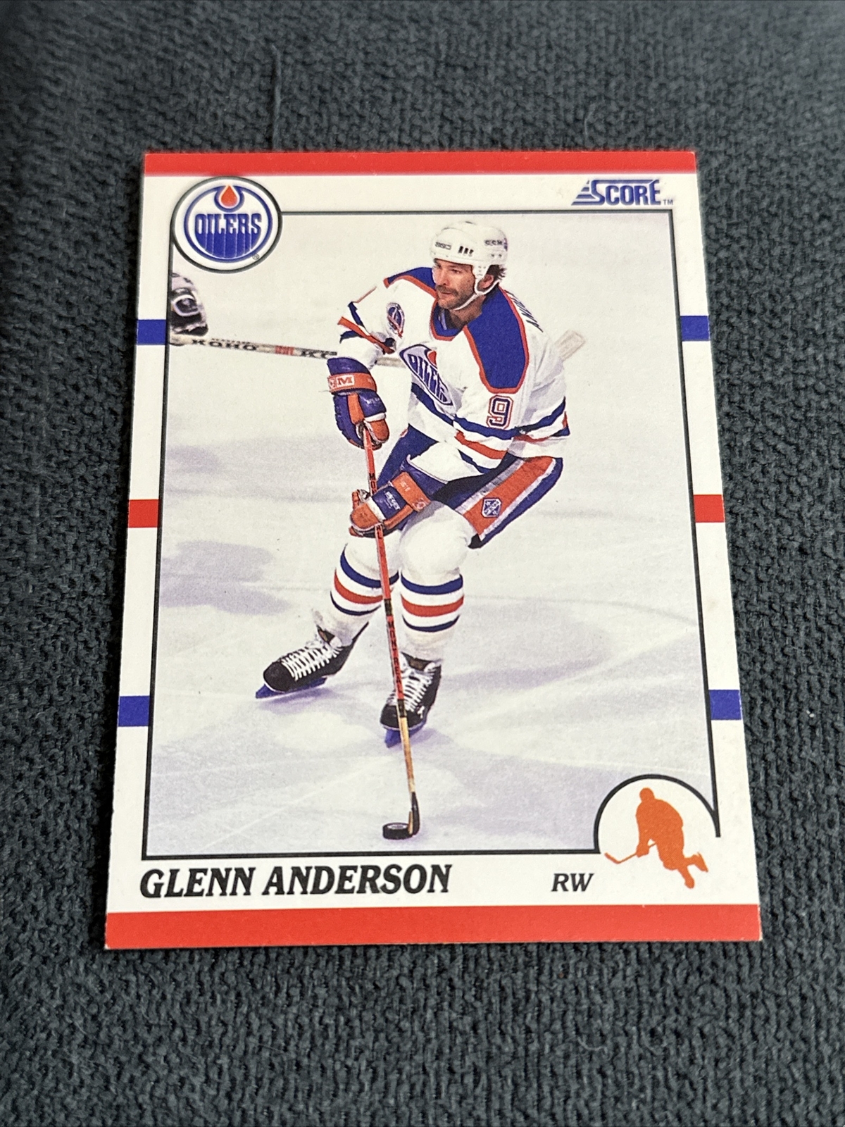 1990-91 Score Glenn Anderson Edmonton Oilers #114 | eBay
