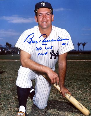 BOBBY RICHARDSON ~Autographed Signed 8x10 Color Photo~ 1960 World ...