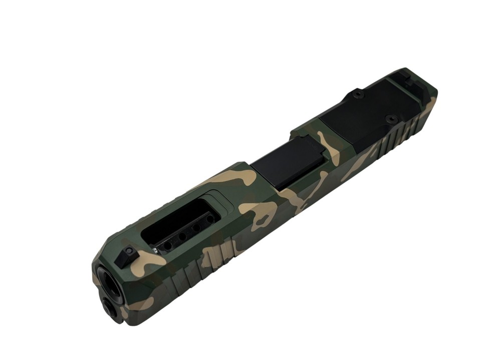 Turbo For Glock 19 custom Slide gen 1-3 NEW cerakote Complete JJ Camo w ...