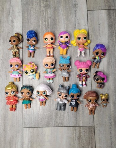 19 LOL Surprise OMG 3” Dolls MGA Collectible Mini Doll Pets Mix, Lot of ...
