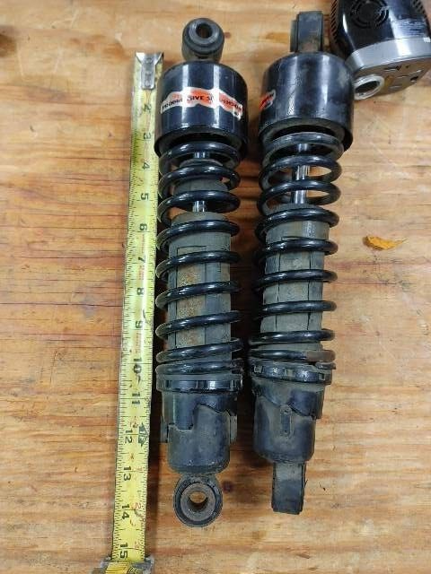 Progressive Harley Davidson FL FLT FLH Bagger Rear Shocks Shovel ...