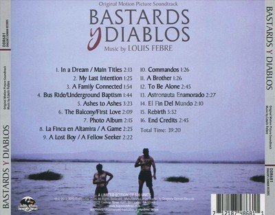 ORIGINAL MOTION PICTURE SOUNDTRACK BASTARDS Y DIABLOS NEW CD ...