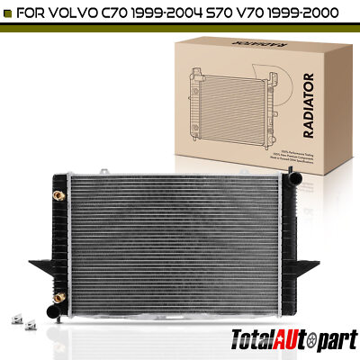 Radiator w/ Trans Oil Cooler for Volvo C70 1999-2004 S70 V70 1999-2000 ...