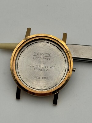 Zenith cassa case gold plated 34mm | eBay