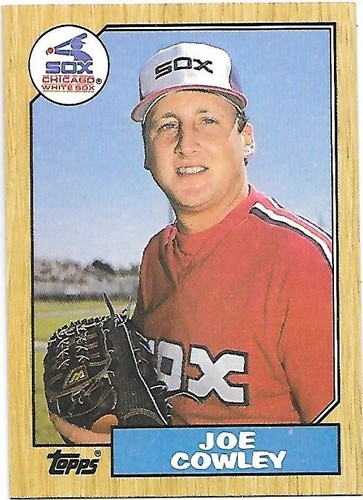 Joe Cowley 1987 Topps Baseball Card #27 Chicago White Sox NM | eBay