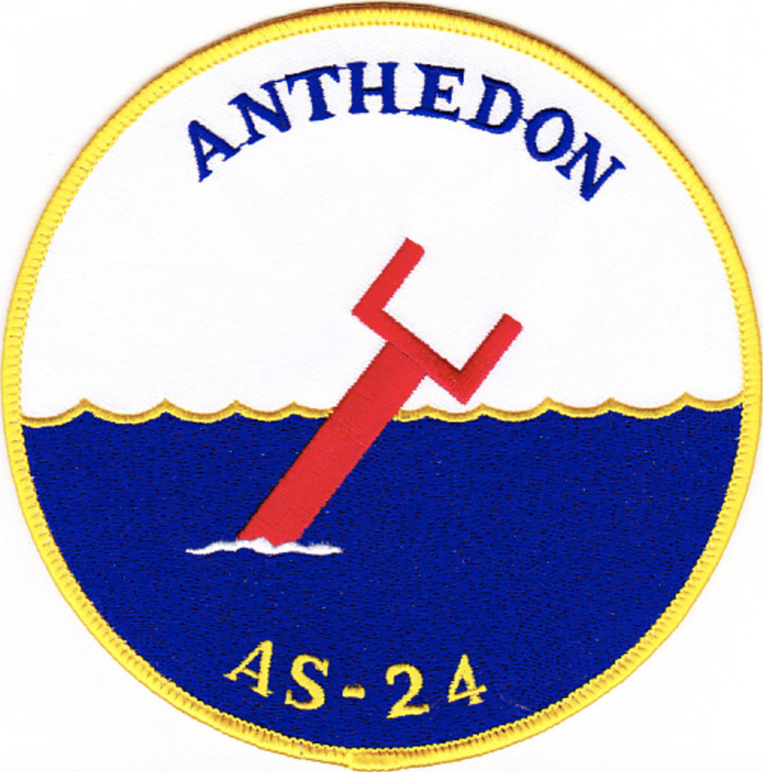 5" NAVY USS ANTHEDON AS-24 EMBROIDERED PATCH | eBay