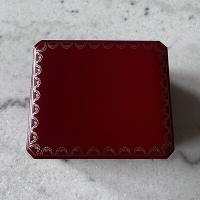 Red Cartier Watch Box Authentic Pre-owned without outer box | eBay