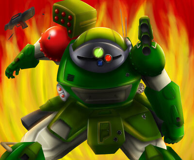 Anime scope dog armored trooper votoms mechs artwork Playmat Gaming Mat ...