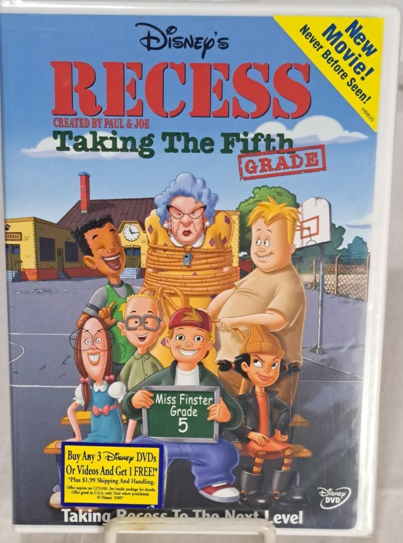 Recess: Taking the Fifth Grade (DVD, 2003) New, Sealed 786936214536 | eBay