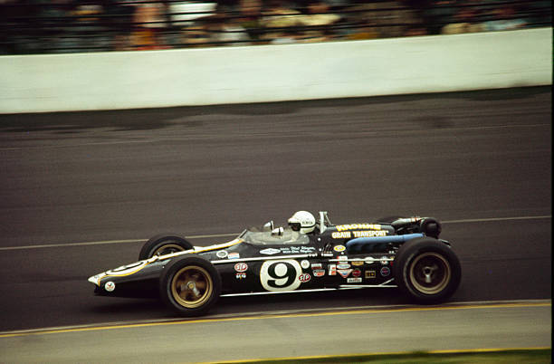 Mel Kenyon & His Offenhauser Gerhardt Race Car 1969 Motor Racing Old ...