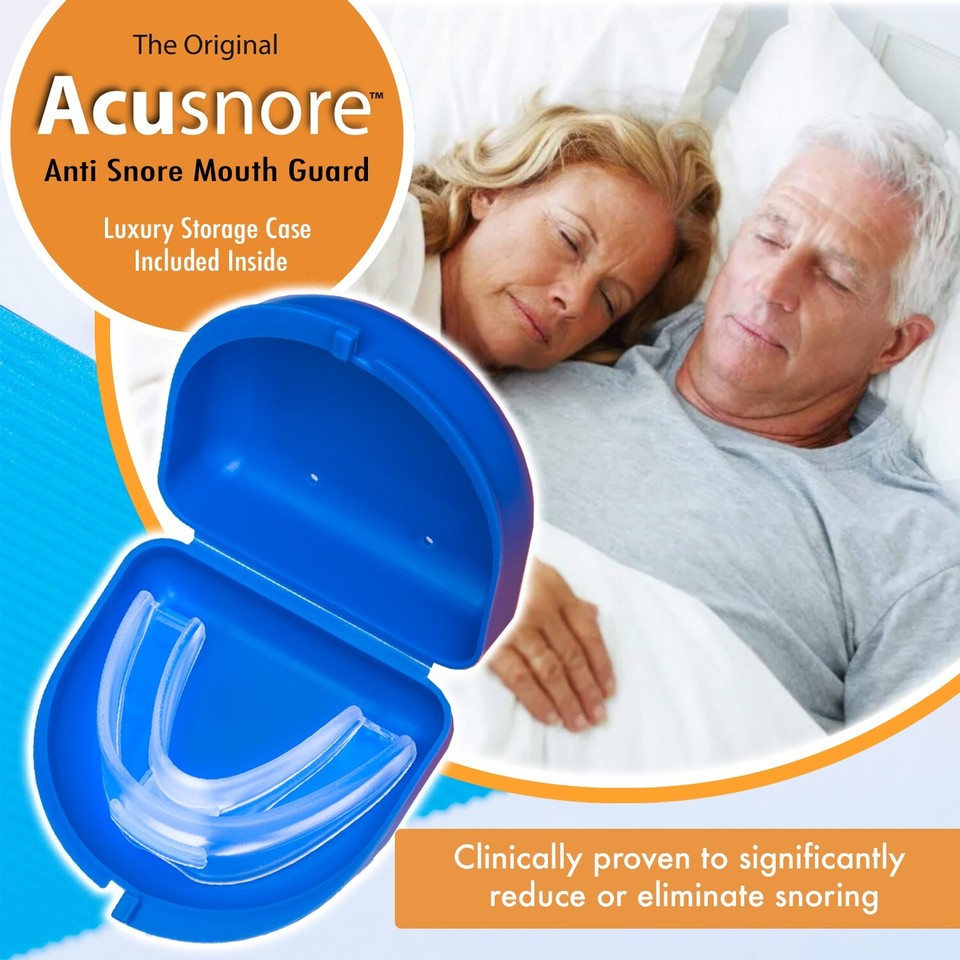 NHS Snore Stopper Anti Snoring Mouth Guard Device Sleep Aid Stop Apnoea ...